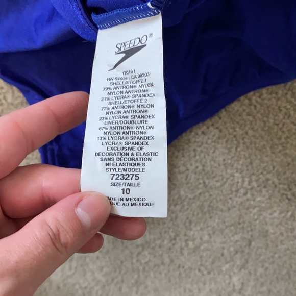 Speedo | Swim | Vintage Blue Speedo One Piece New With Tags | Poshmark